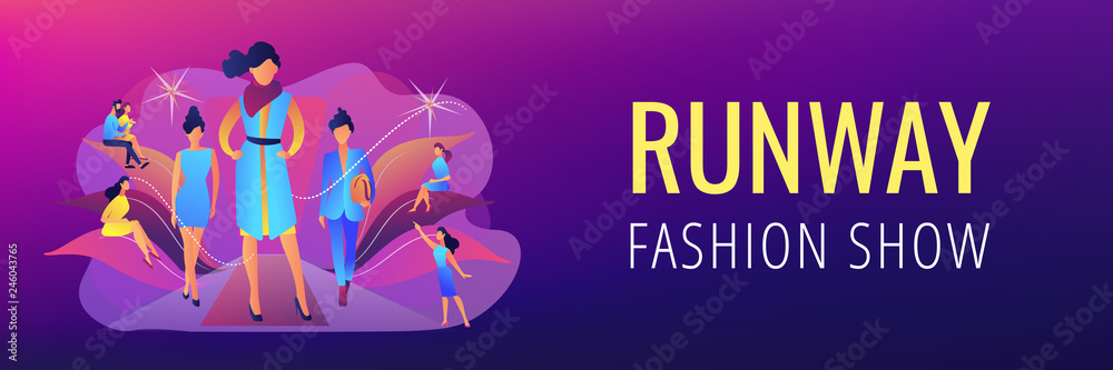 Designers display latest collection in runway fashion show to buyers ...