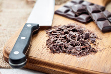 Chopped Chocolate With Knife Free Stock Photo - Public Domain Pictures