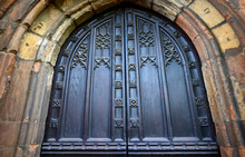Blue Church Door Free Stock Photo - Public Domain Pictures