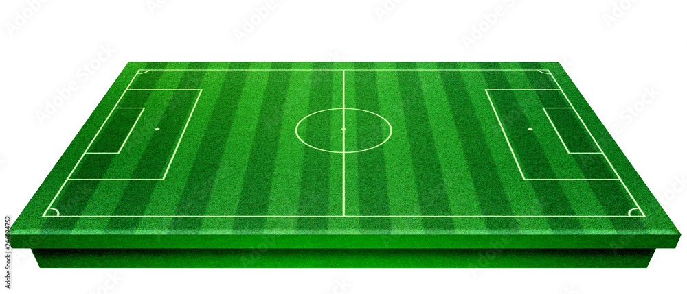 Perspective of football field, Soccer field collection. Football ...