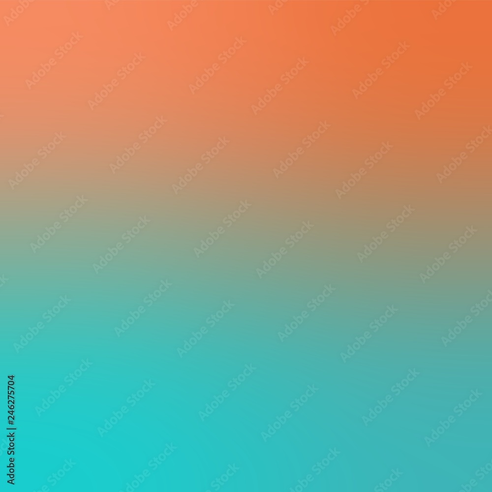 Orange and turquoise store