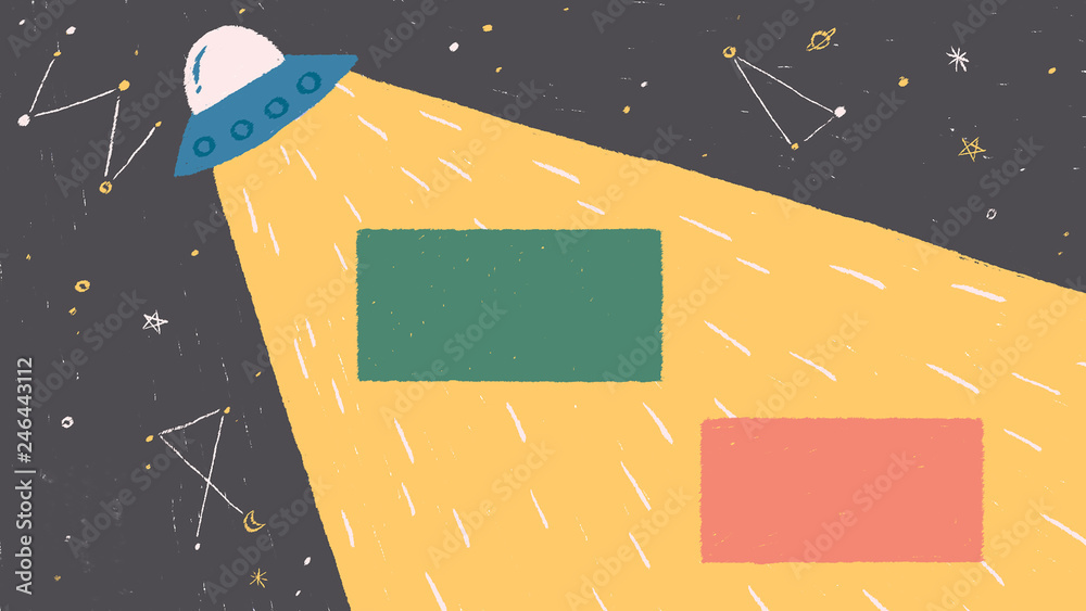 Aliens Calling Stock Illustration | Adobe Stock