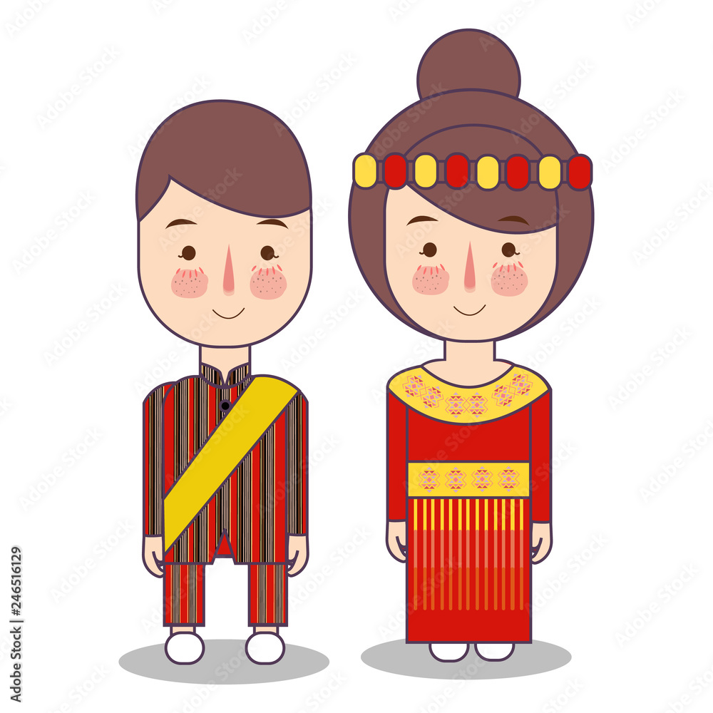 South Sulawesi province wedding Couple, cute Indonesian traditional ...