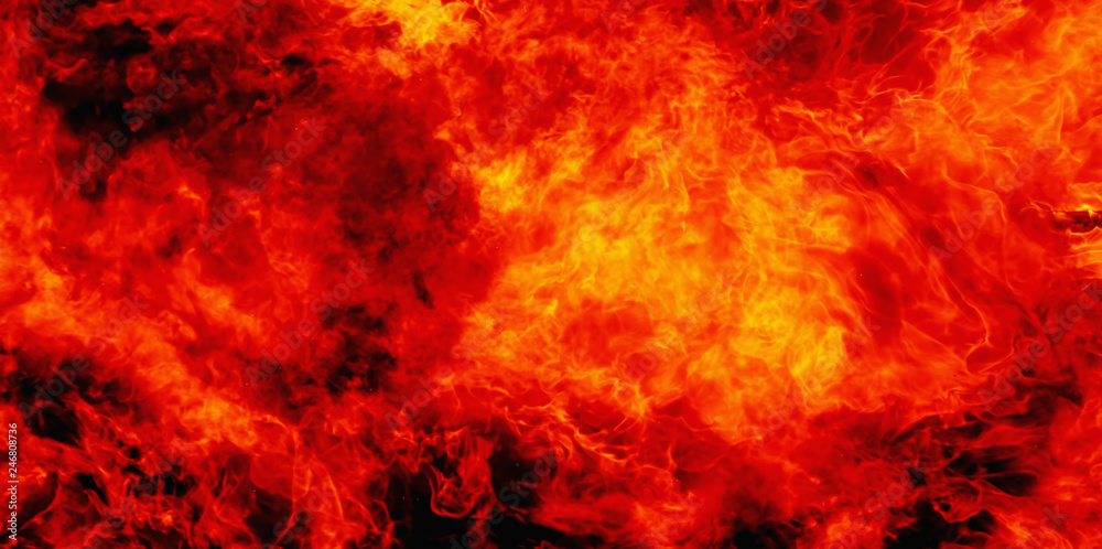 Dramatic pictures of fire flame background as symbol of hell and ...