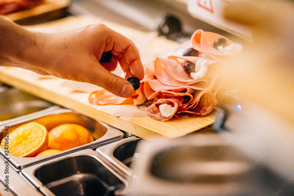Food Industry Hygiene Standard | Food Safety | Human Hand Preparing ...