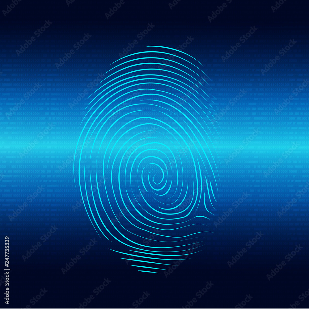 Biometric electronic system for identification of individual identity ...