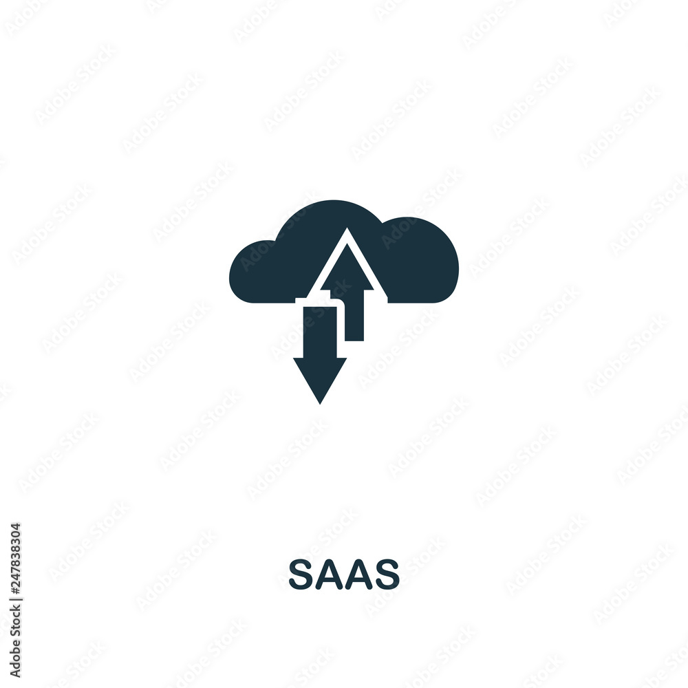 Saas icon. Premium style design from business management icon ...