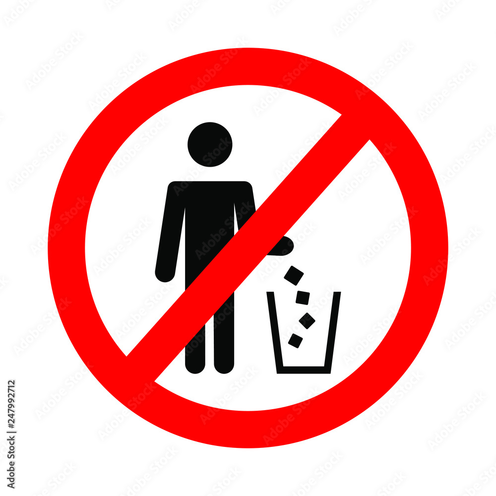 Symbol for trash store