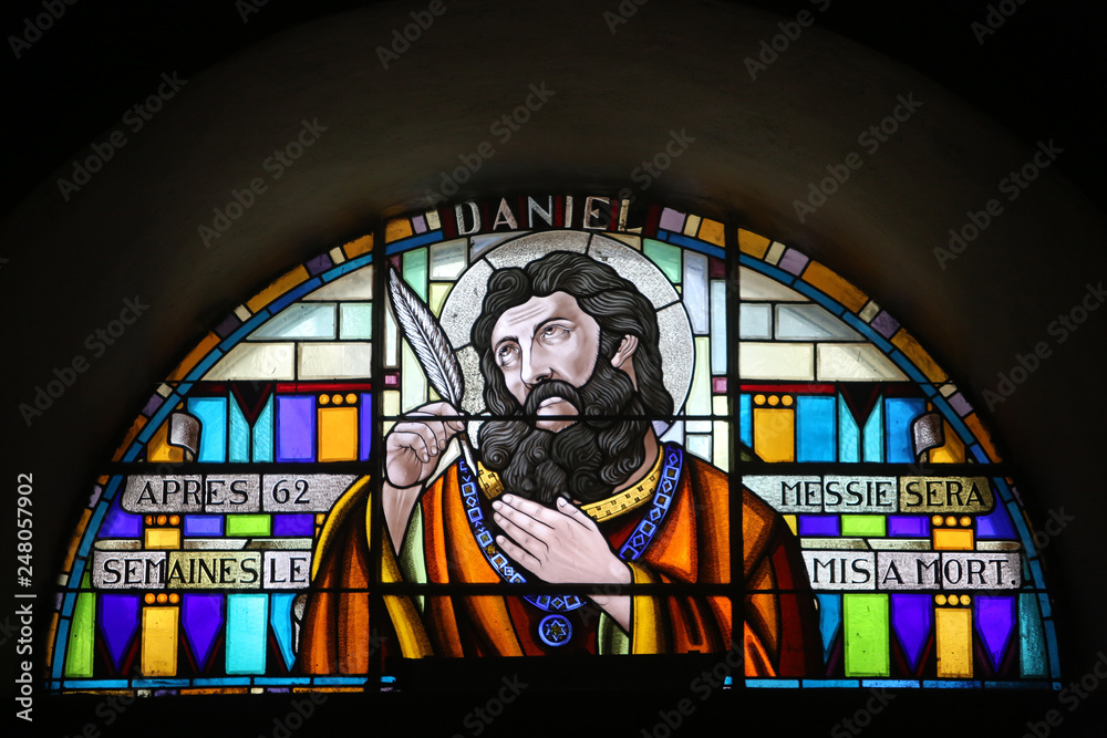 Daniel. Vitrail. Eglise Saint-Jean-Baptiste. Taninges. / Daniel ...