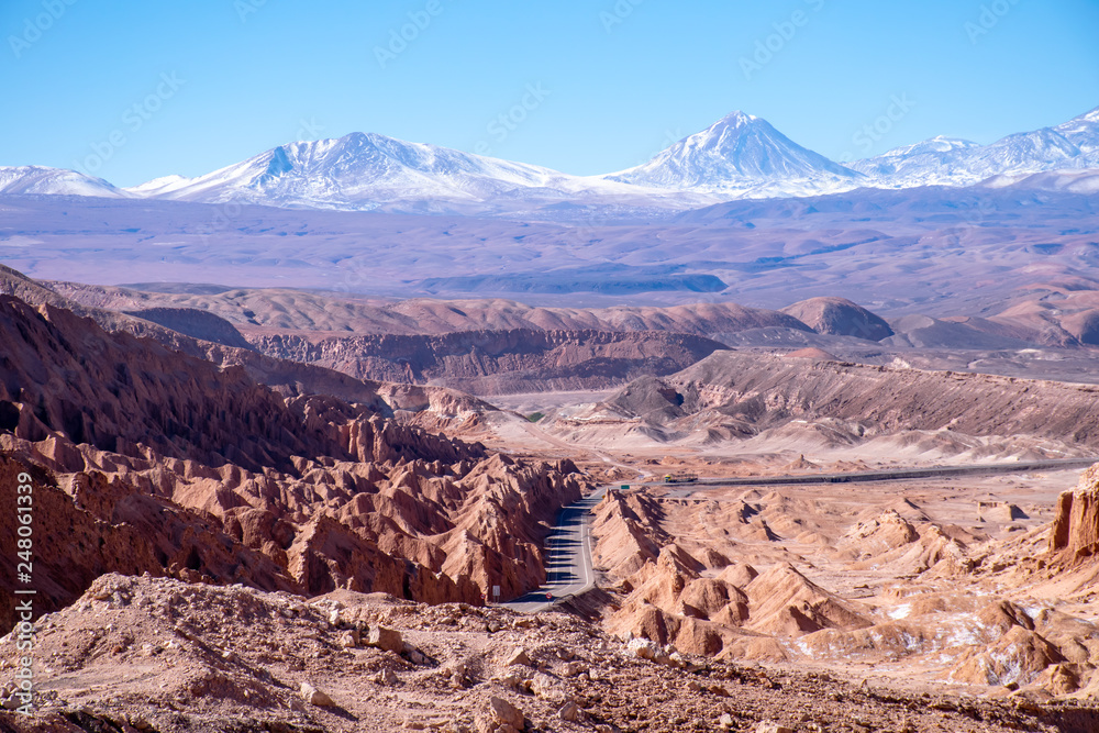 Atacama Desert - Cordillera de la Sal: Salt Mountains. The incredible ...