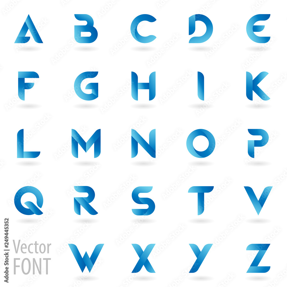 Blue Letter Design