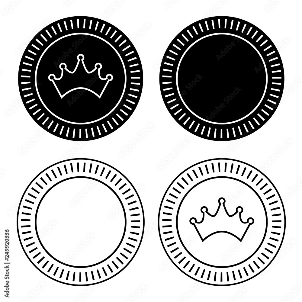 Checkers Board Game Pieces Vector Illustration Icon Symbol Graphic ...