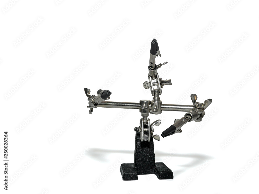 helping hand, third hand or auxiliary clip tool, platinum holder in ...
