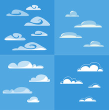 White Cloud With Flat Base Free Stock Photo - Public Domain Pictures