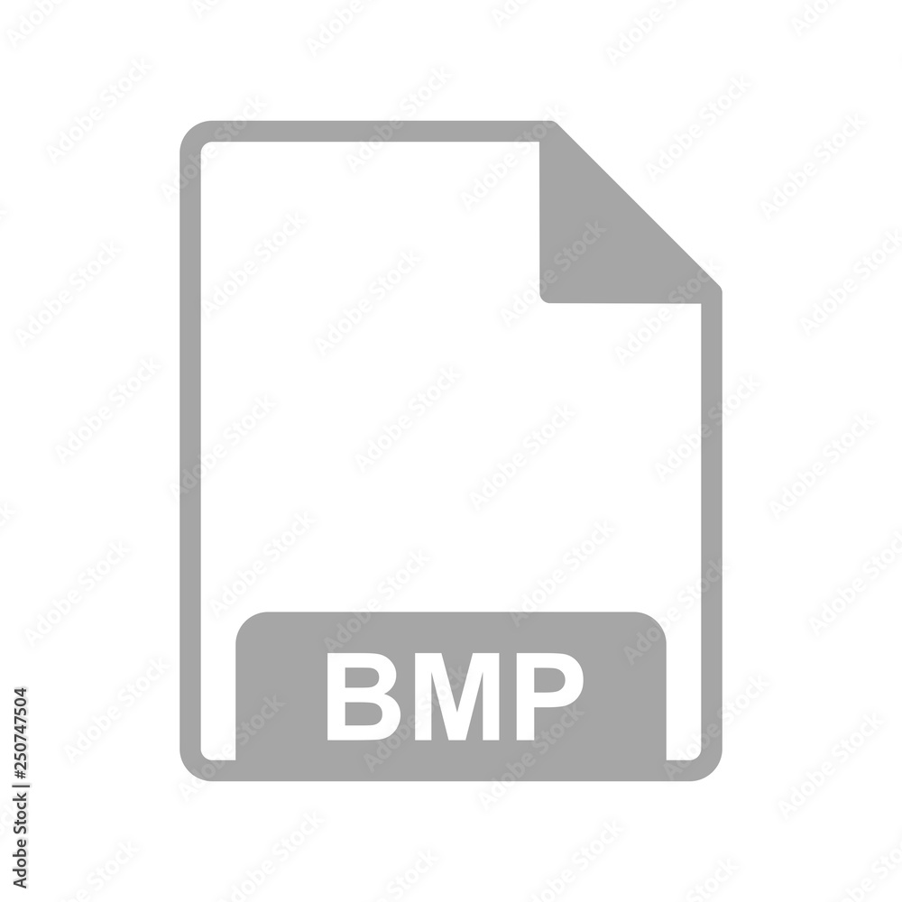 Vector BMP Icon Stock Vector | Adobe Stock