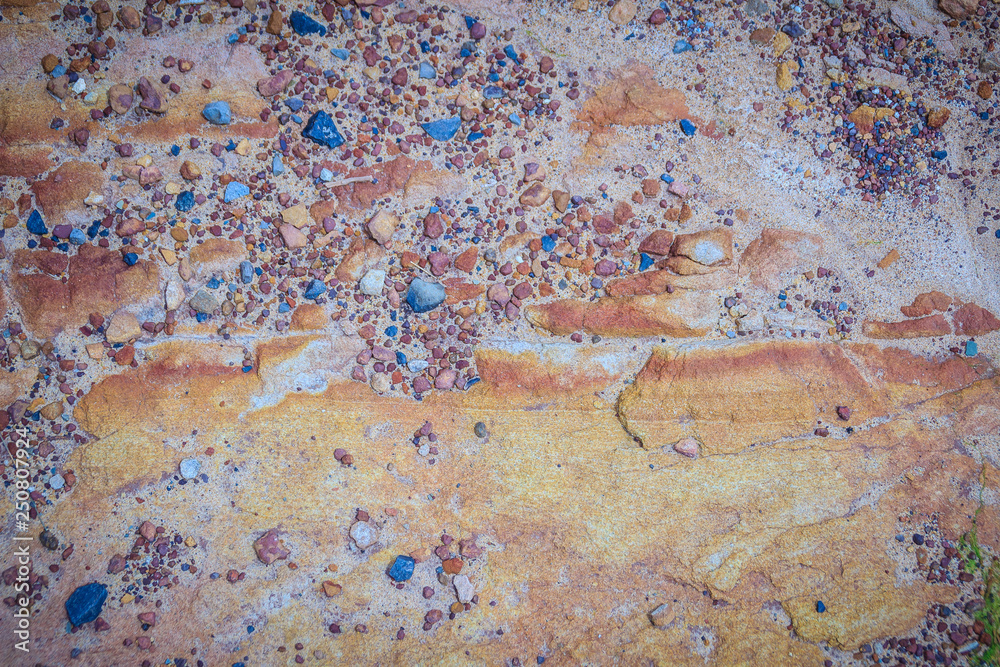 Red shale rock texture background. Shale is a fine-grained, clastic ...