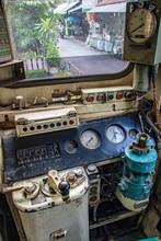 Interior Of Old Locomotive Cab Free Stock Photo - Public Domain Pictures