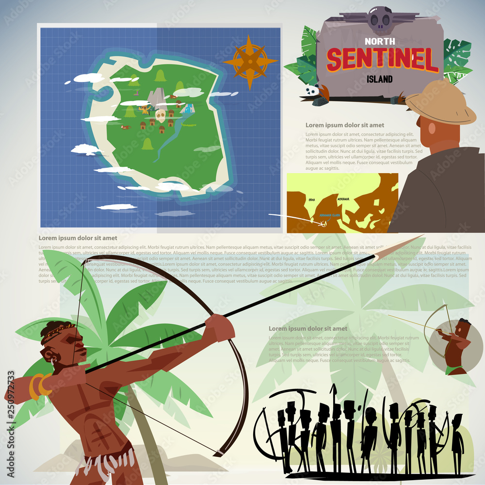 north sentinel island, missing island. Sentinelese people. map ...