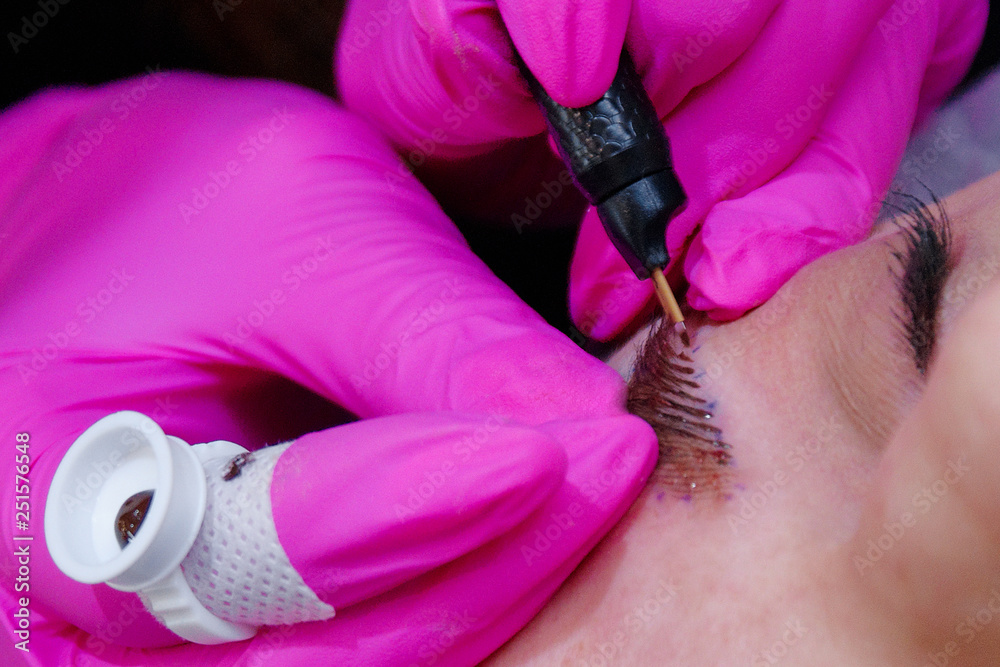permanent make-up, tool for microblading Stock Photo | Adobe Stock