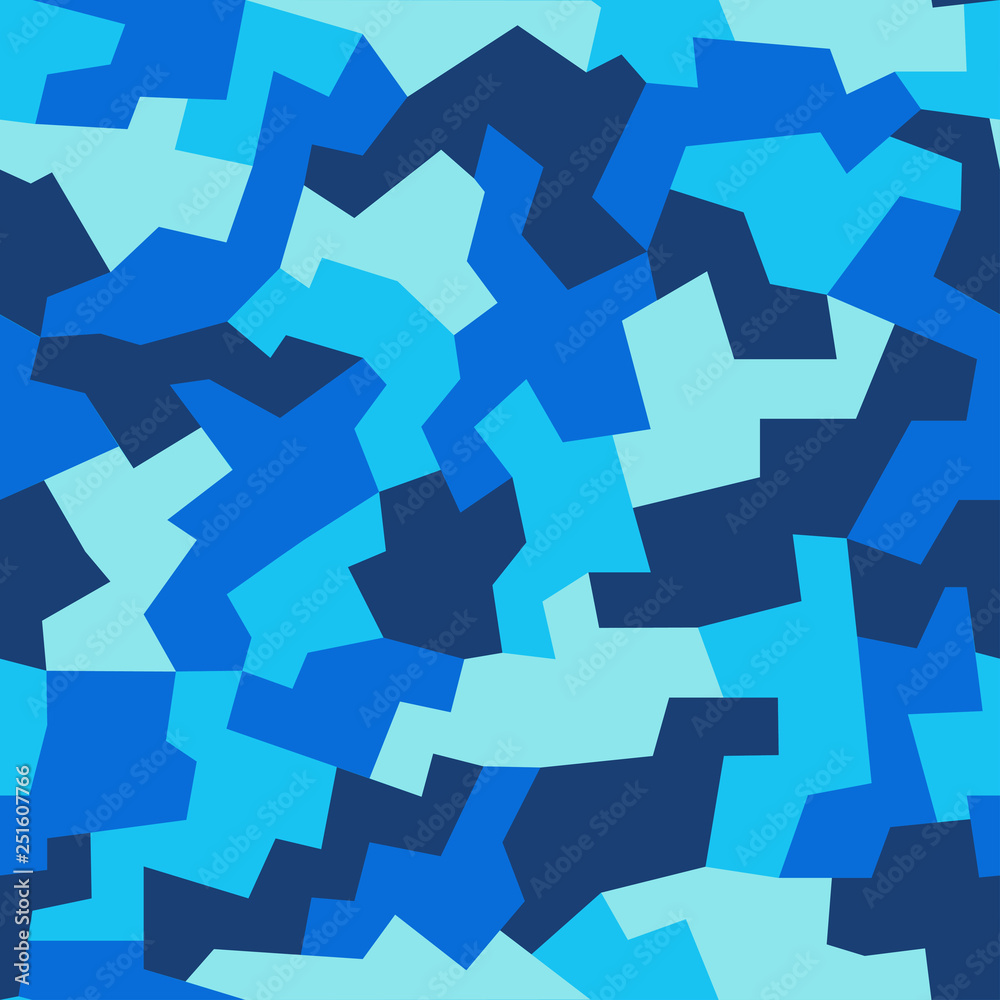 Geometric camouflage pattern, seamless background. Urban clothing style ...