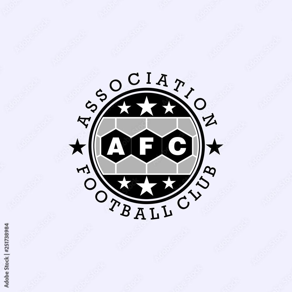 Letter AFC Alphabetic Logo Design Template, Association Football Club ...