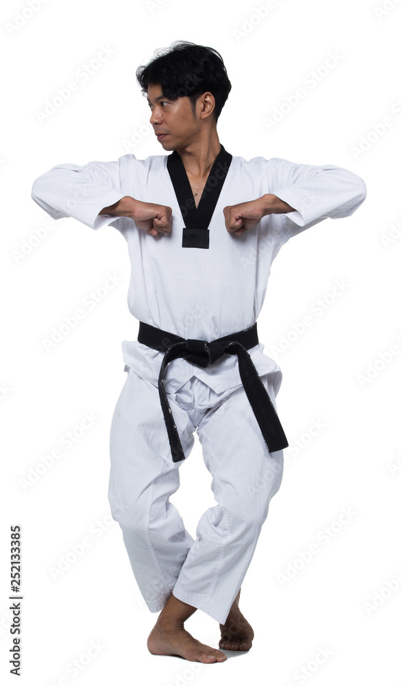 Master Black Belt TaeKwonDo handsome man instructor Teacher fighter ...