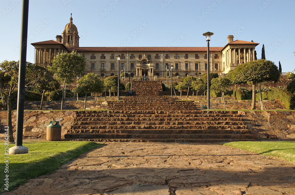 The Union Buildings, the official seat of the South African government ...