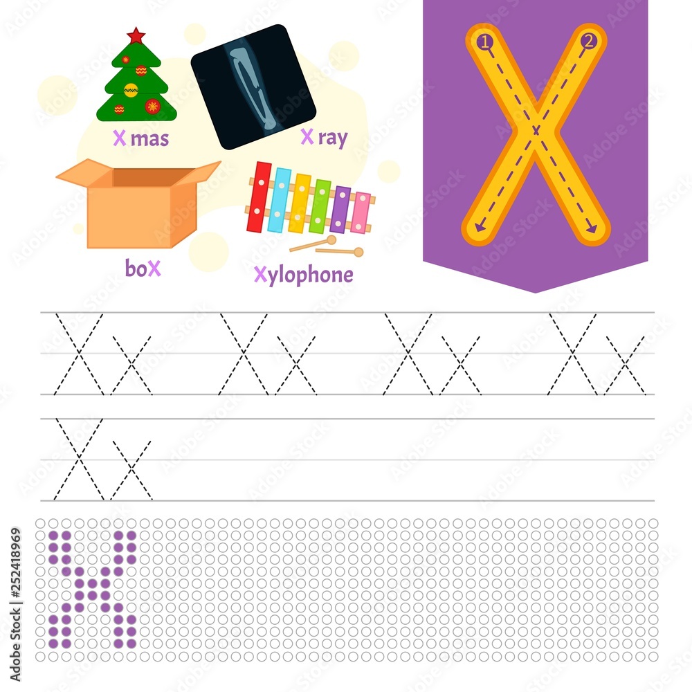 Handwriting practice sheet. Basic writing. Educational game for ...
