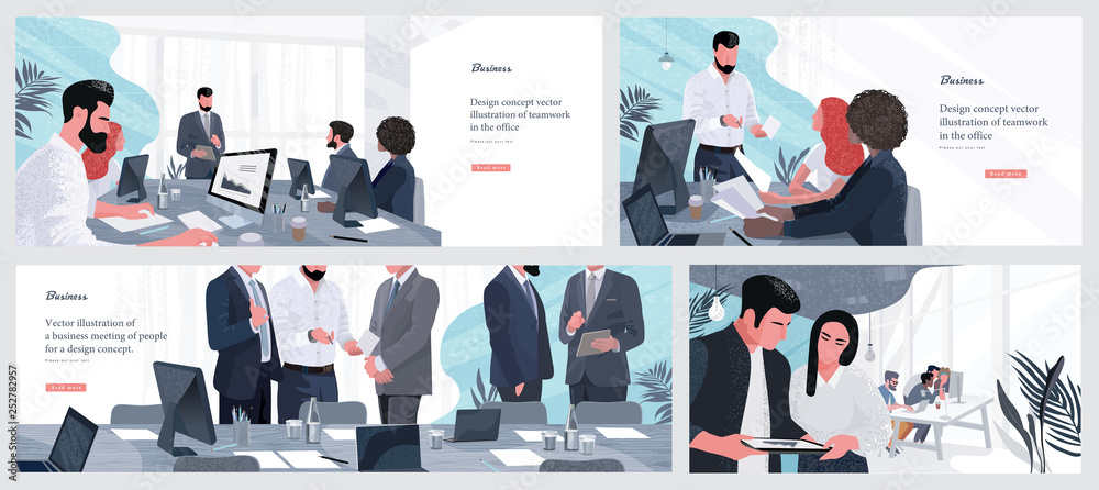 Vector illustrations for business, finance, cover, banner, poster or ...