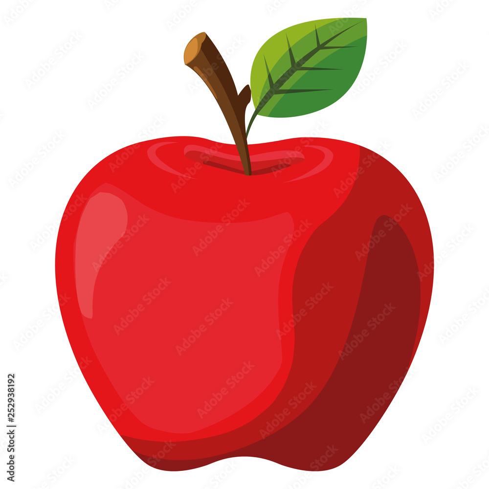 apple fruit design Stock Vector | Adobe Stock