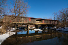 Covered Bridge Window Background Free Stock Photo - Public Domain Pictures