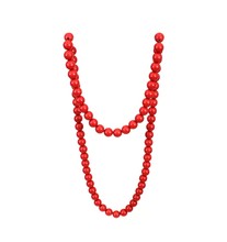 Red Bead Necklace Closeup Free Stock Photo - Public Domain Pictures