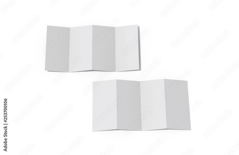 Accordion fold brochure, four fold brochure, eight pages four panel ...