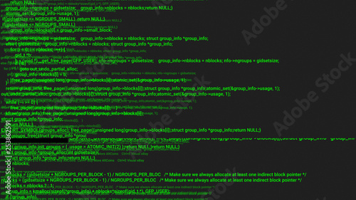 Green screen coding hacker concept animation with glitch. Programming ...
