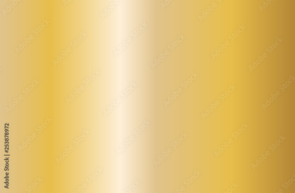 Realistic gold gradient texture. Shiny golden metal foil gradient ...