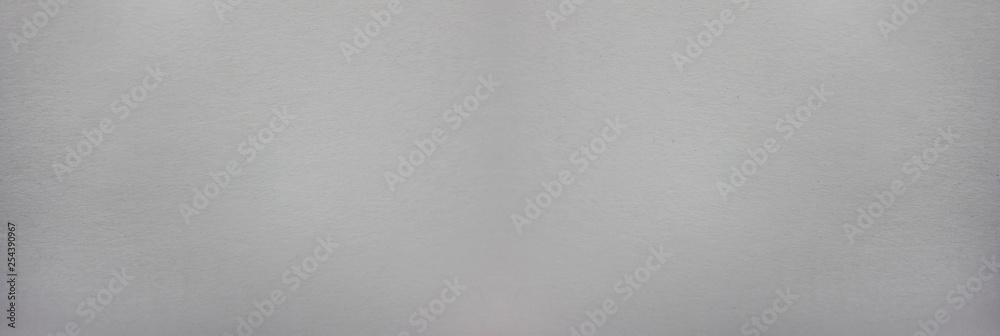 Blank paper texture background of wide bright craft grey notepad page ...
