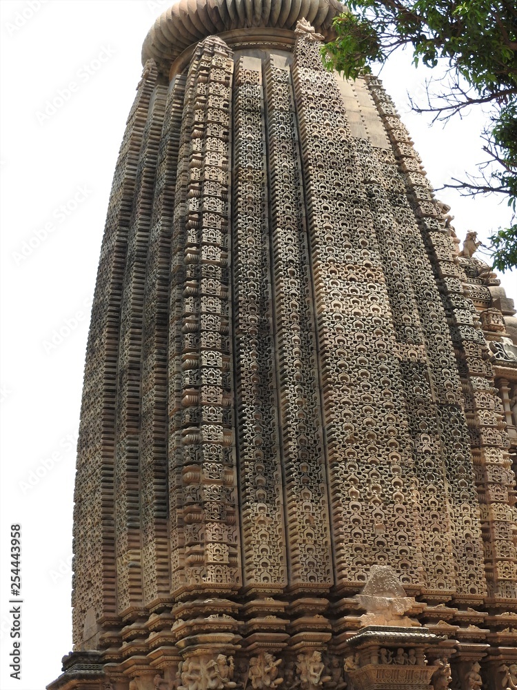 Parsvanath, Adinath, Shanti Nath, Eastern group of temples, Khajuraho, Madhya Pradesh, India ...