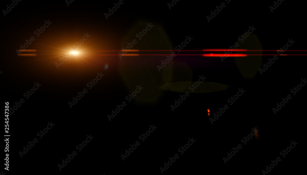 lens flares for photography and anamorphic lens flare Stock Photo ...