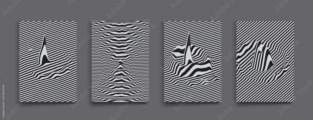 Stock-Vektorgrafik „Glitch abstract background. Distortion effect, bug ...