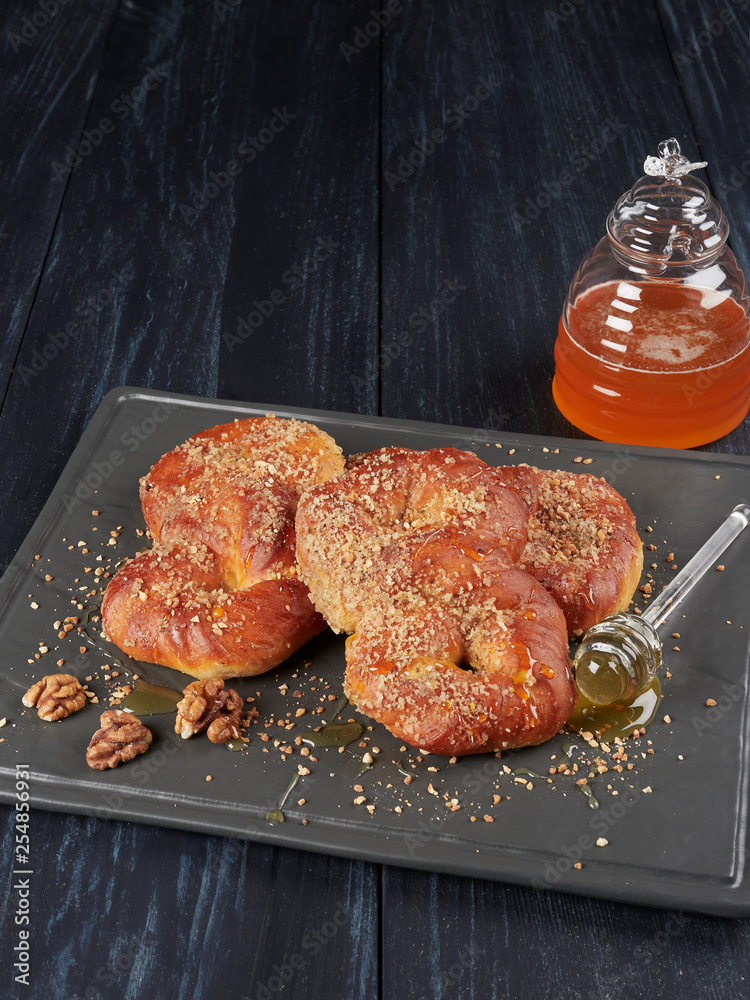 Romanian mucenici from Moldova region: figure eight shaped sweet bread ...