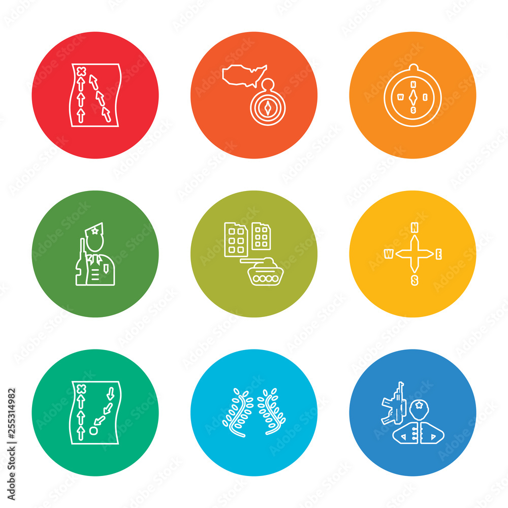 Vetor outline stroke soldiers and a weapon, two branches of frame ...