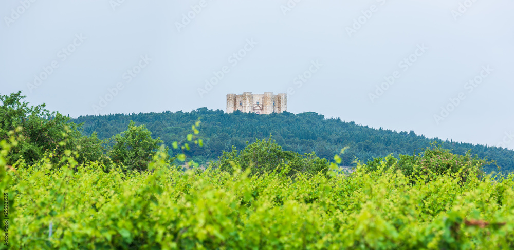 Castel del Monte, a 13th century fortress built by the emperor of the ...