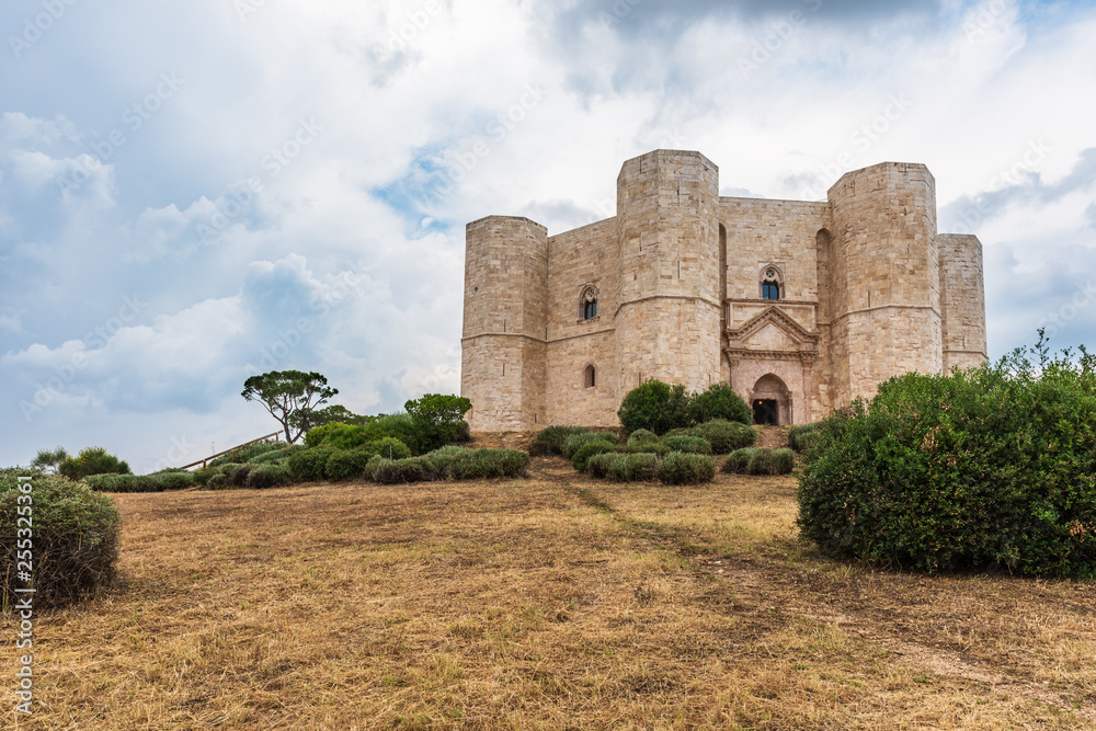 Castel del Monte, a 13th century fortress built by the emperor of the ...