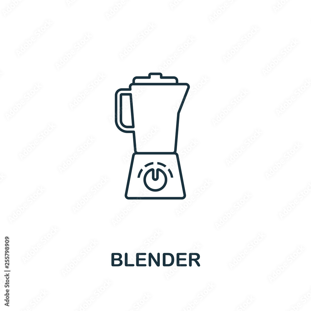 Blender icon. Thin style design from household icons collection ...