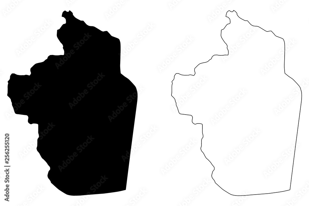 Riyadh Region (Regions of Saudi Arabia, Kingdom of Saudi Arabia, KSA) map vector illustration ...