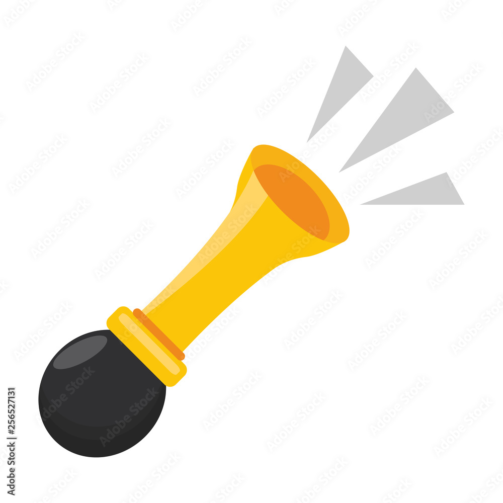 Honky horn cartoon isolated Stock Vector | Adobe Stock