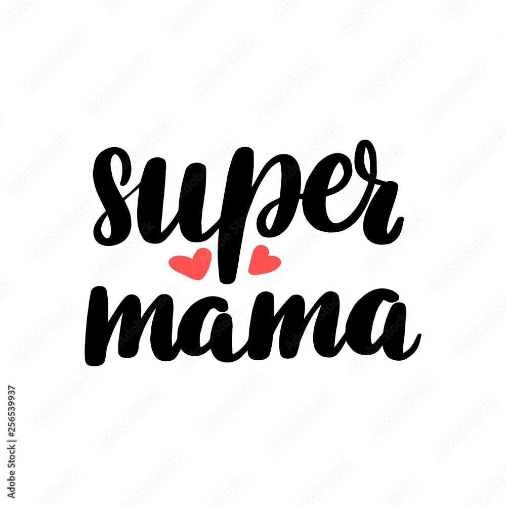 super mama Stock Vector | Adobe Stock