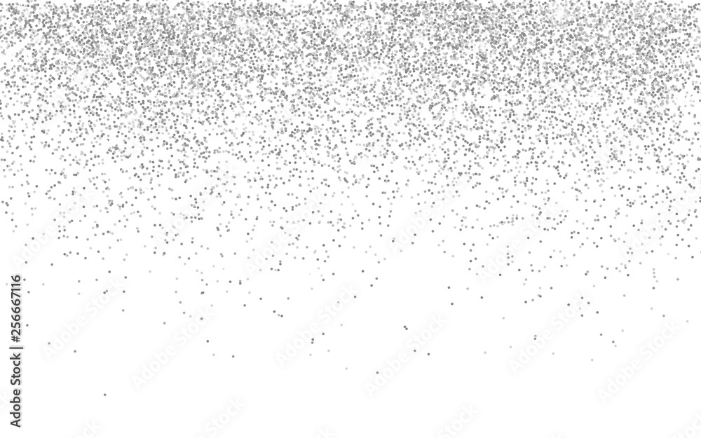 Silver glitter sparkle on a transparent background. Silver Vibrant ...