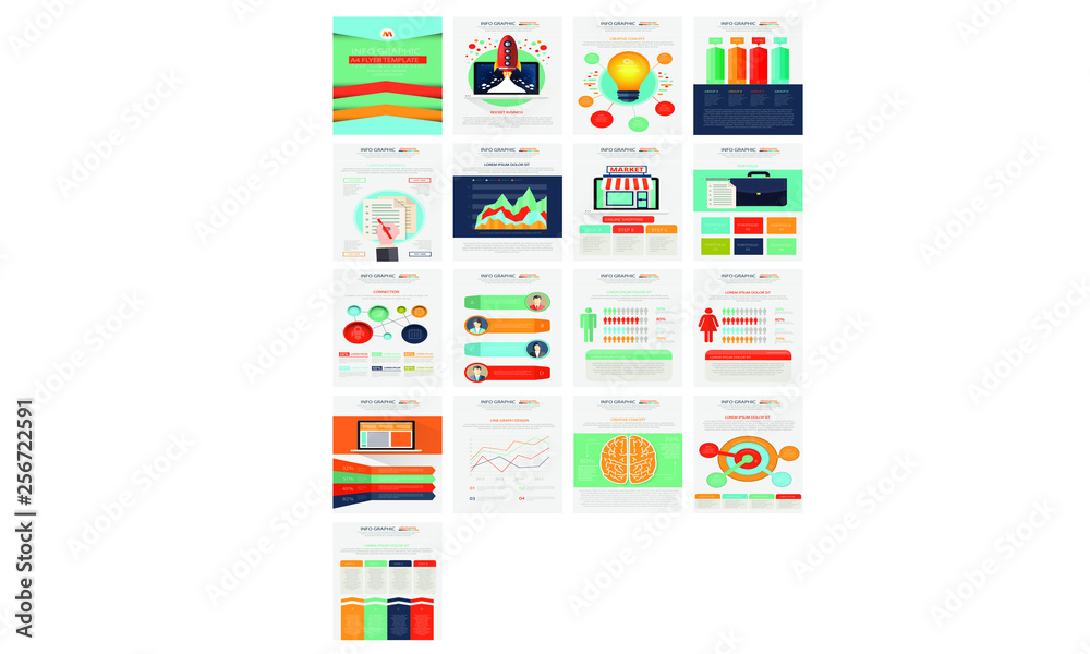 Circular Options Infographic Numbered Circular Infographic Layout ...