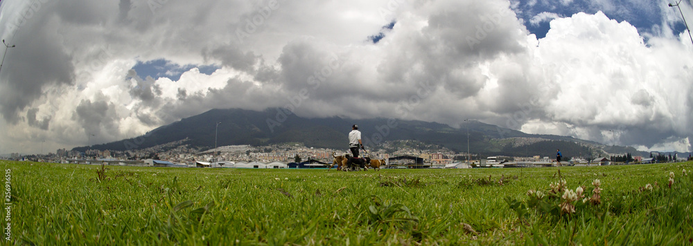 Parque Bicentenario de Quito is a large public city park, located in ...